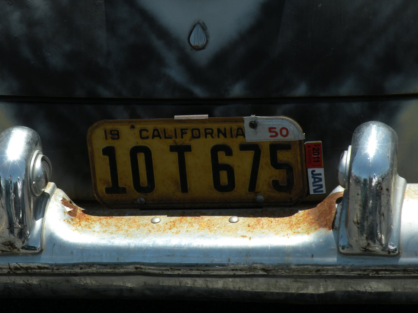 Just A Car Guy: A variety of cool old license plates at the LA Roadster ...