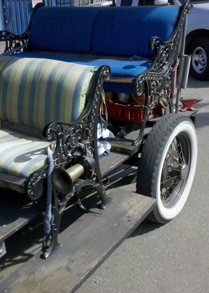 Just A Car Guy: A new rat rod seating idea, I doubt it will catch on ...