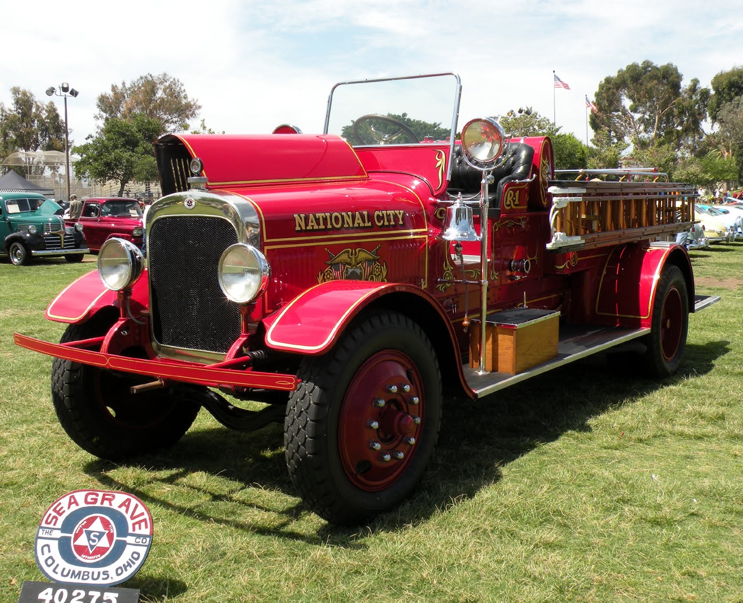 Just A Car Guy: National City Fire Department's vintage Seagrave fire truck