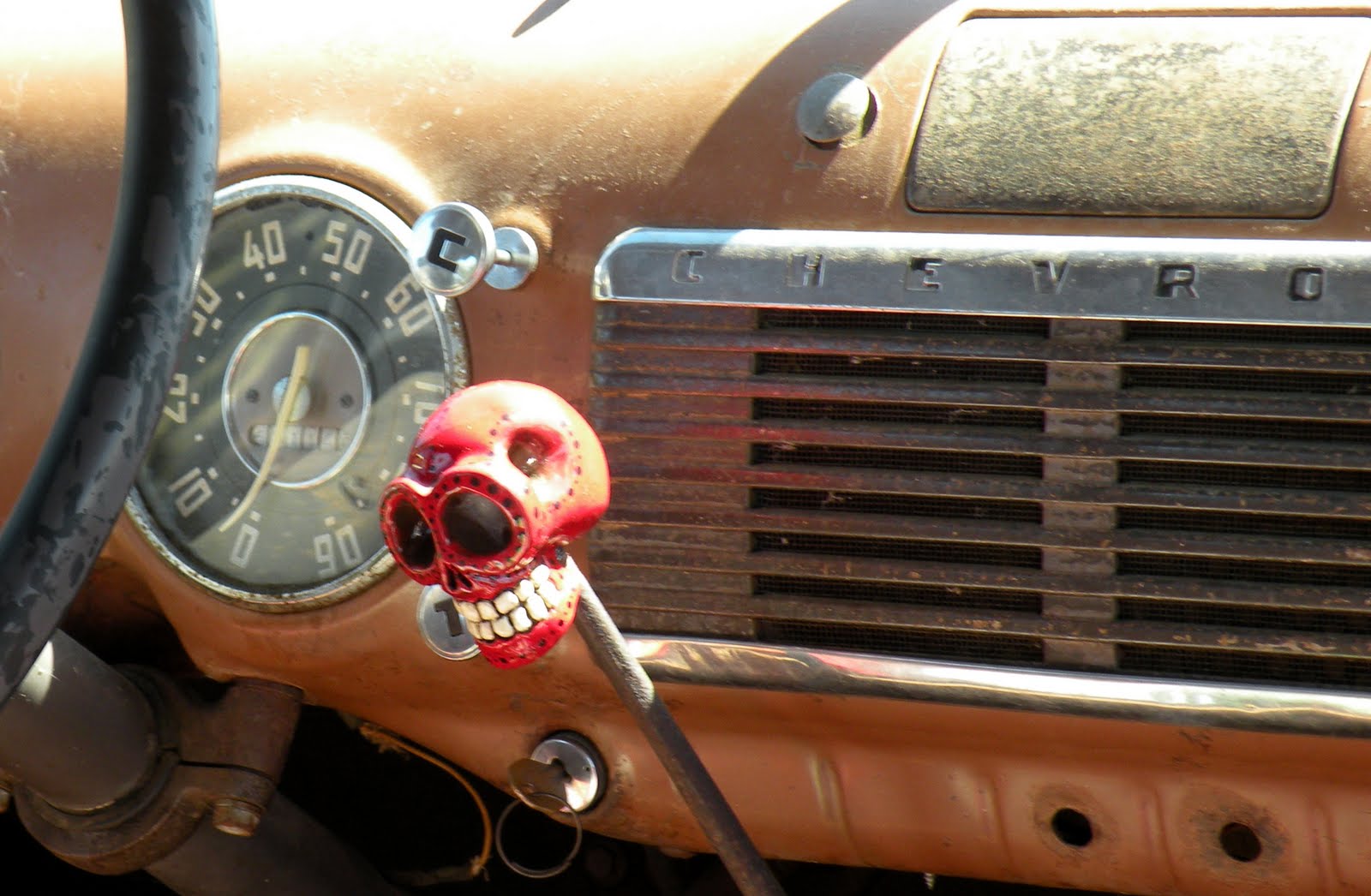 Just A Car Guy: Variety of shifter handles at the Primer Nats, find ...