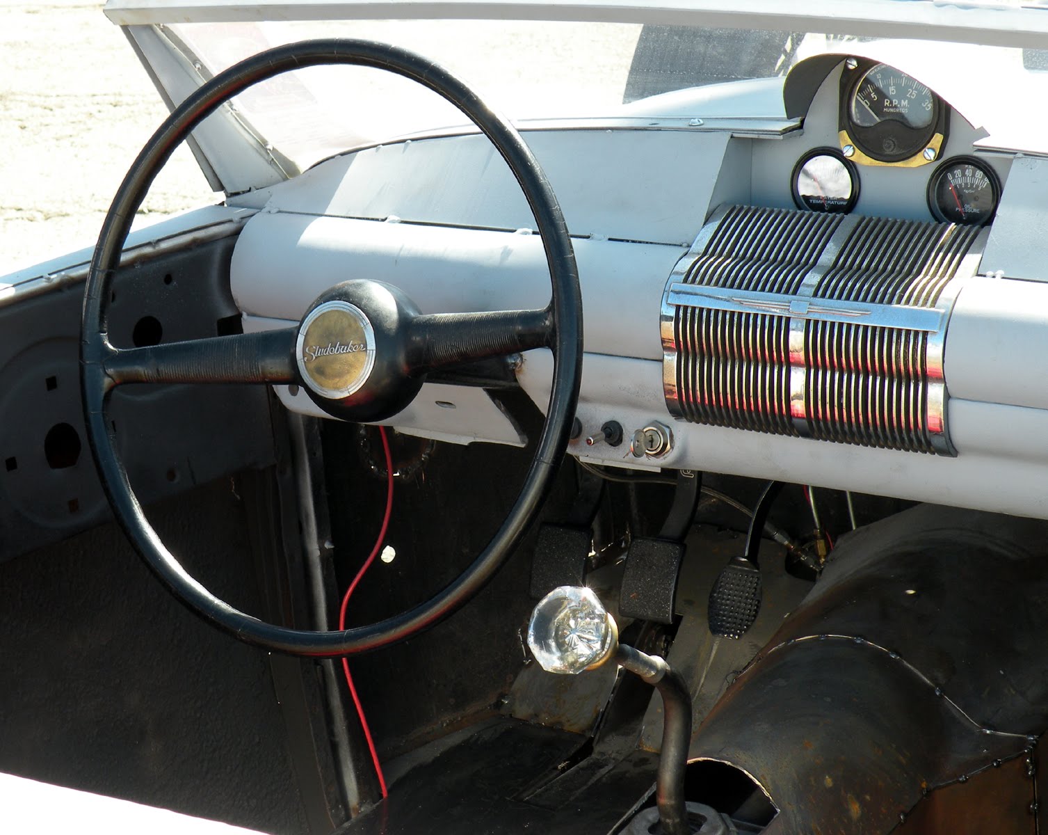 Just A Car Guy: breaking the paradigm of what a hot rod dash looks like