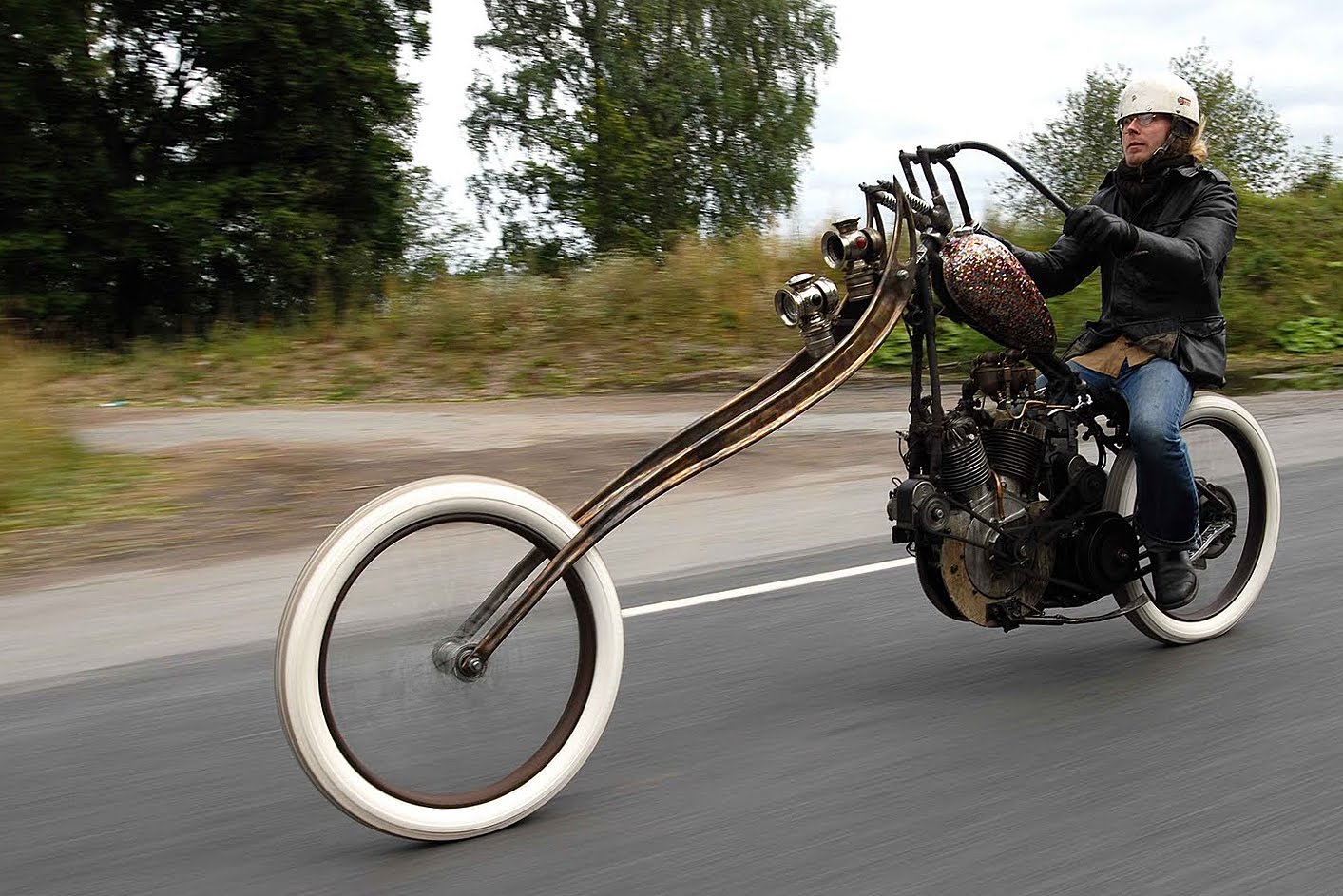 Just A Car Guy: Unusual custom cycle,