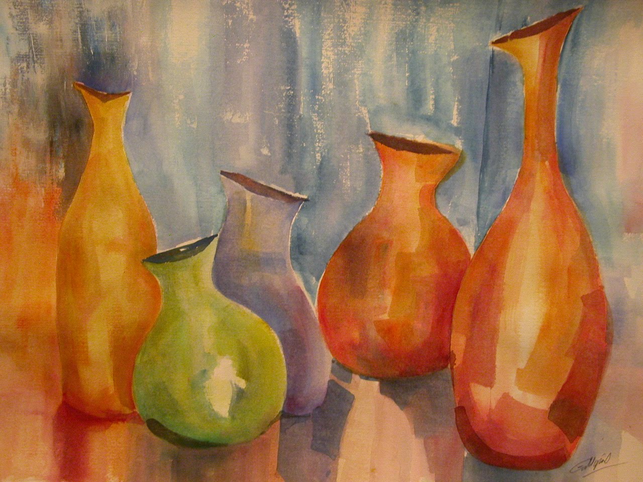 GUADALUPE MEJIA PINTORA: JARRONES