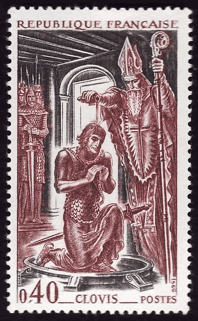 La France sur les timbres du monde : French presence on stamps: CLOVIS ...