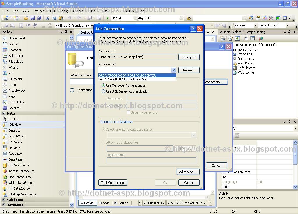 Project Csharp C How Can I Bind Data In Aspnet Gridview