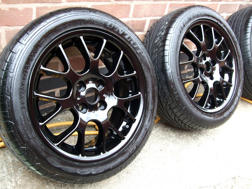 New Powder Coated MG ZR Hairpin Wheels | MG Rover 25 Build Blog