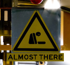 HolyJuan: Large Hadron Collider Warning Sign Translation