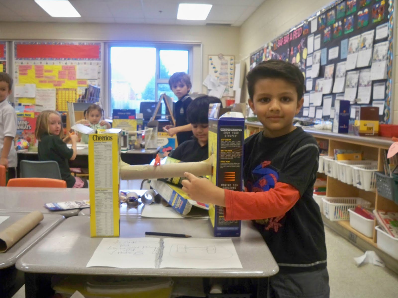 Grades 1 And 2 At Ancaster Meadow School: Building Park Structures