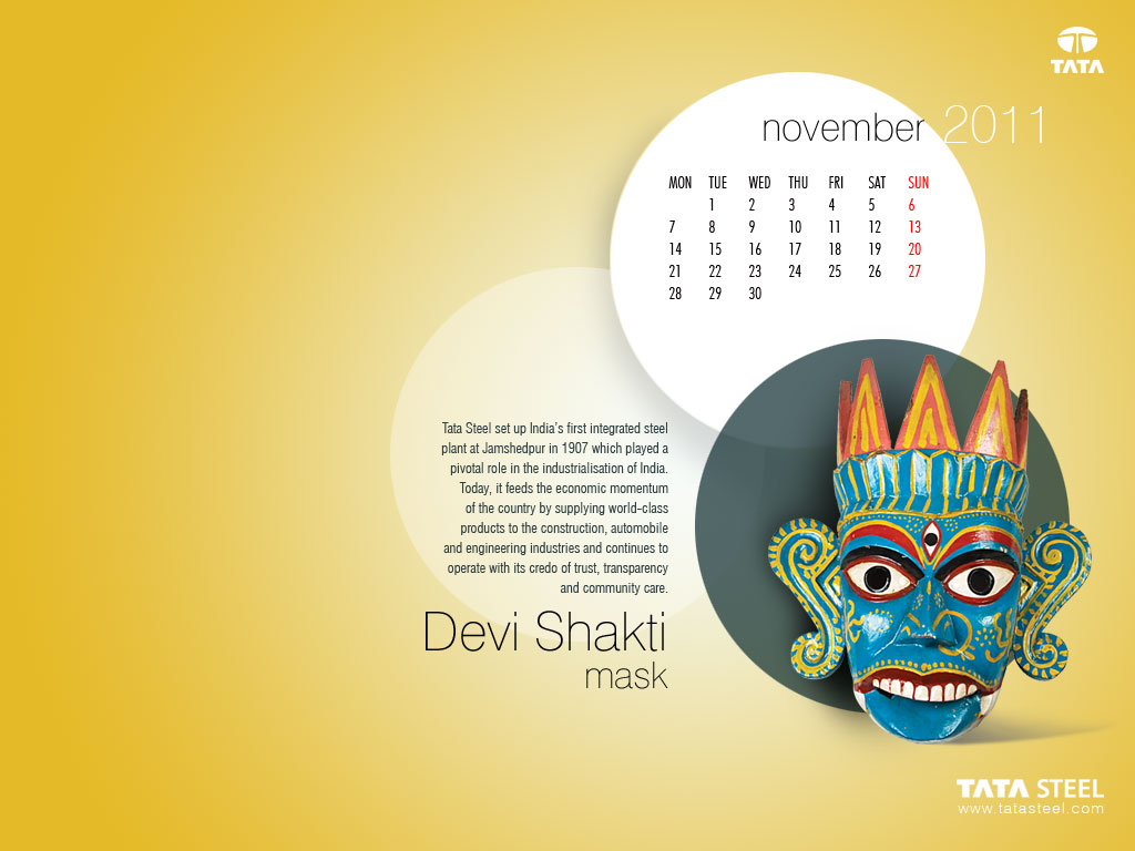 Graphics Insiders: TATA STEEL Desktop Calendar