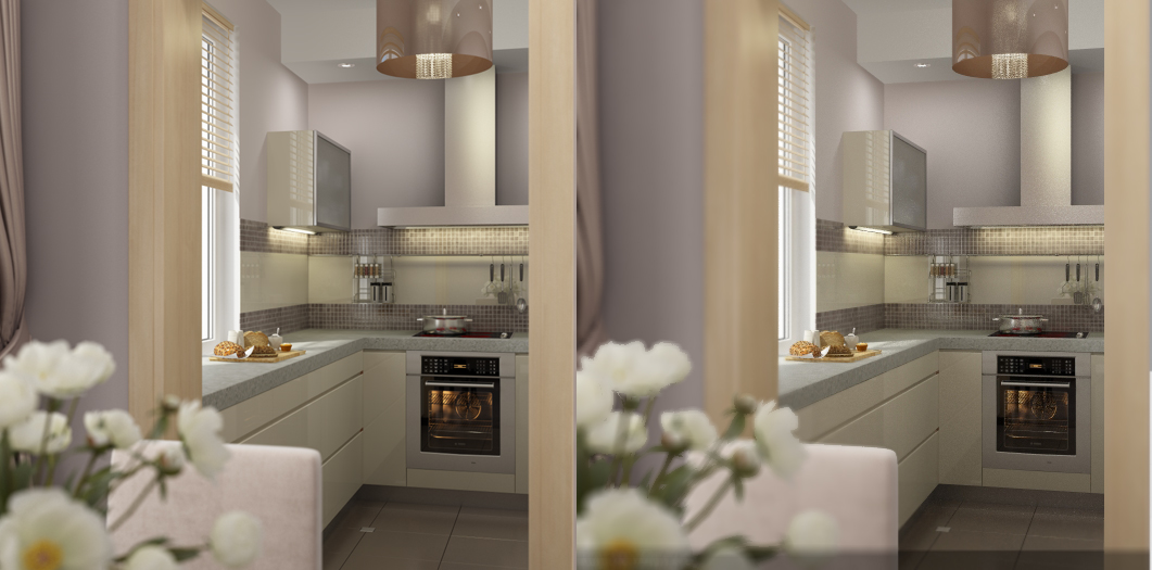 Interior design from Hot ice: Глубина резкости (DOF) c помощью Vray_ ZDepth