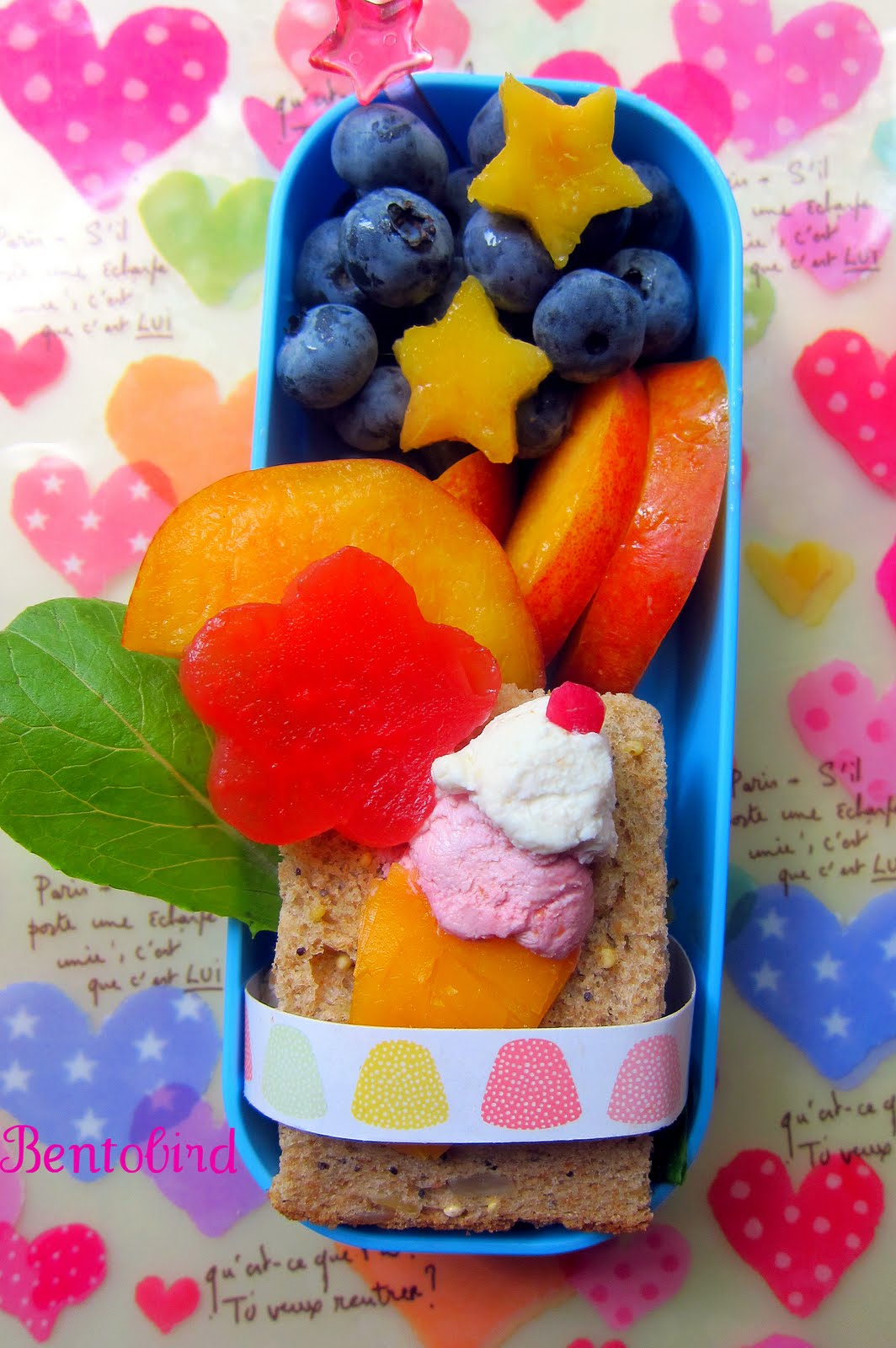Bentobird: "ice cream" sandwich bento