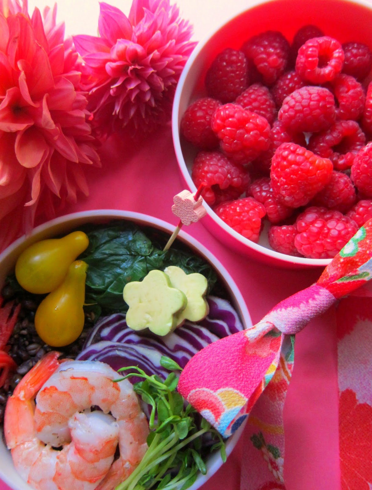 Bentobird: project pink/octobre rose bento