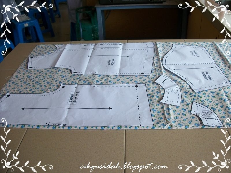 Spice of My Life: Jahitan Elektif Ting 2 - Menyusun Atur Pola dan ...