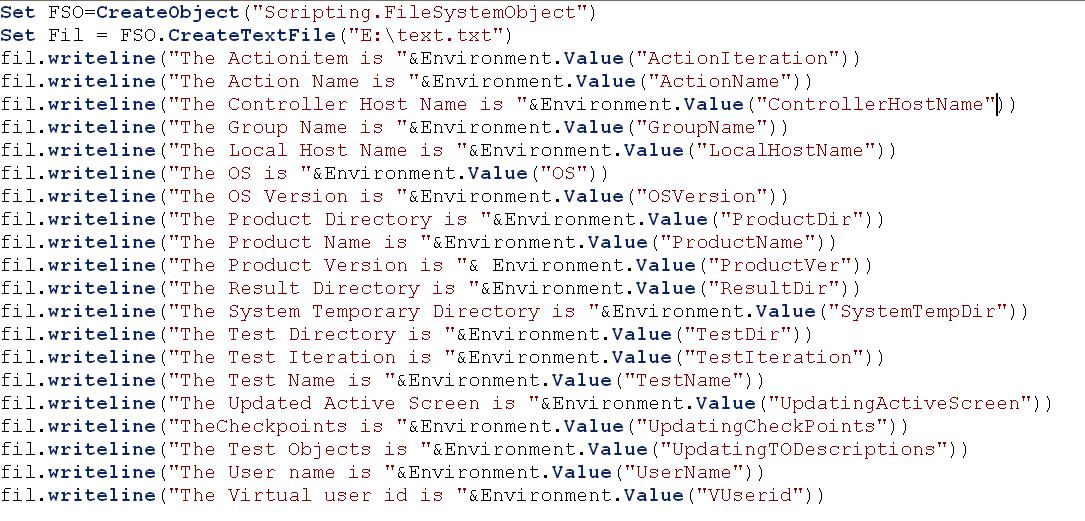 Quick Test Professional Tutorials: Write a script to store all the ...