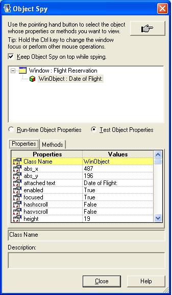 Quick Test Professional Tutorials Object Spy In Qtp 9 2