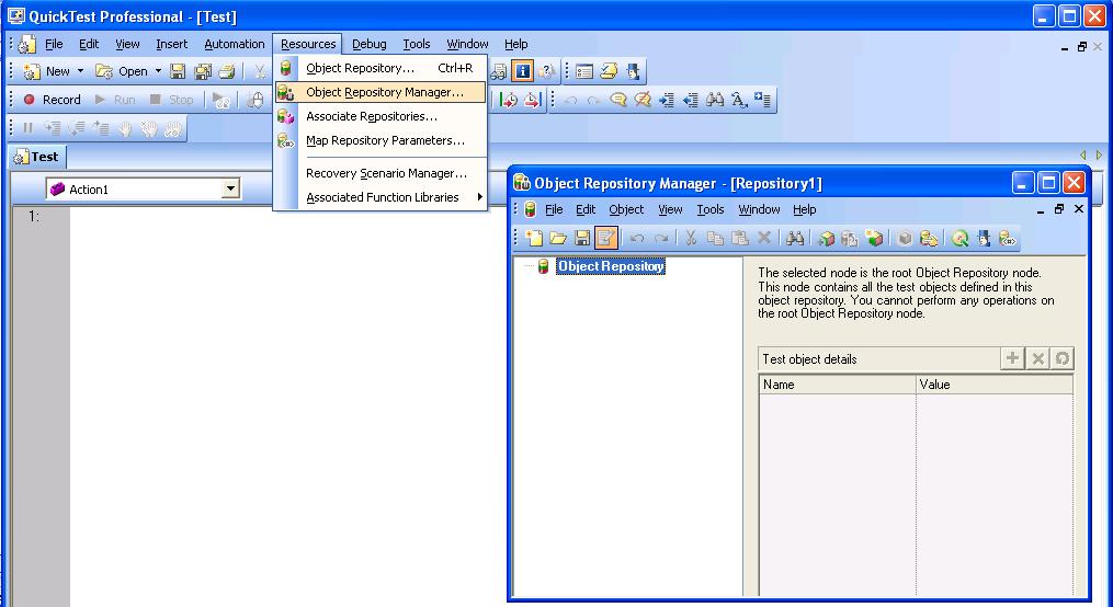 Quick Test Professional Tutorials: How to use a Shared Object ...