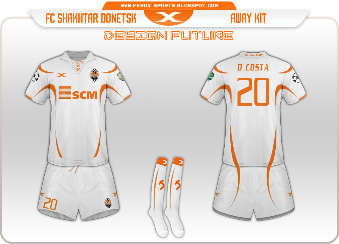 Campeonato de Mockups Camisetas de Futebol: Coleção 16 - Shakhtar ...