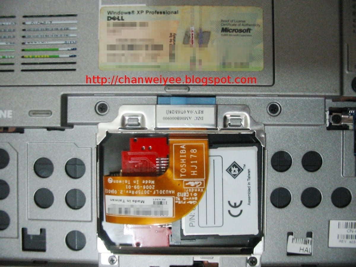 Linux & Lip Gloss: Dell D420 with Compact Flash Card