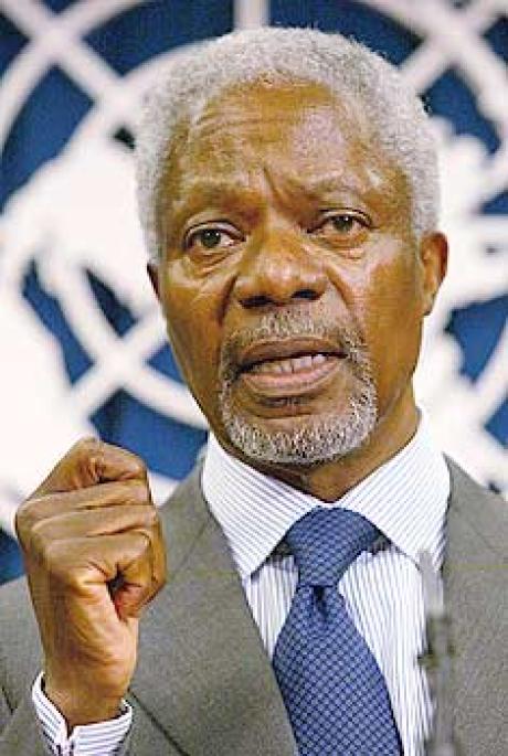 KOFFI ANNAN THE 7TH SECRETARY-GENERAL OF THE UNITED NATION FROM GHANA