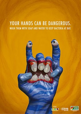Welcome to FunnyDust: 30 Brilliant Painted Hands in Advertising (30 Photos)