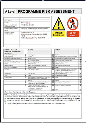 Hlms group: Health and Safety Rick Assessment by Shelley Brookes and ...