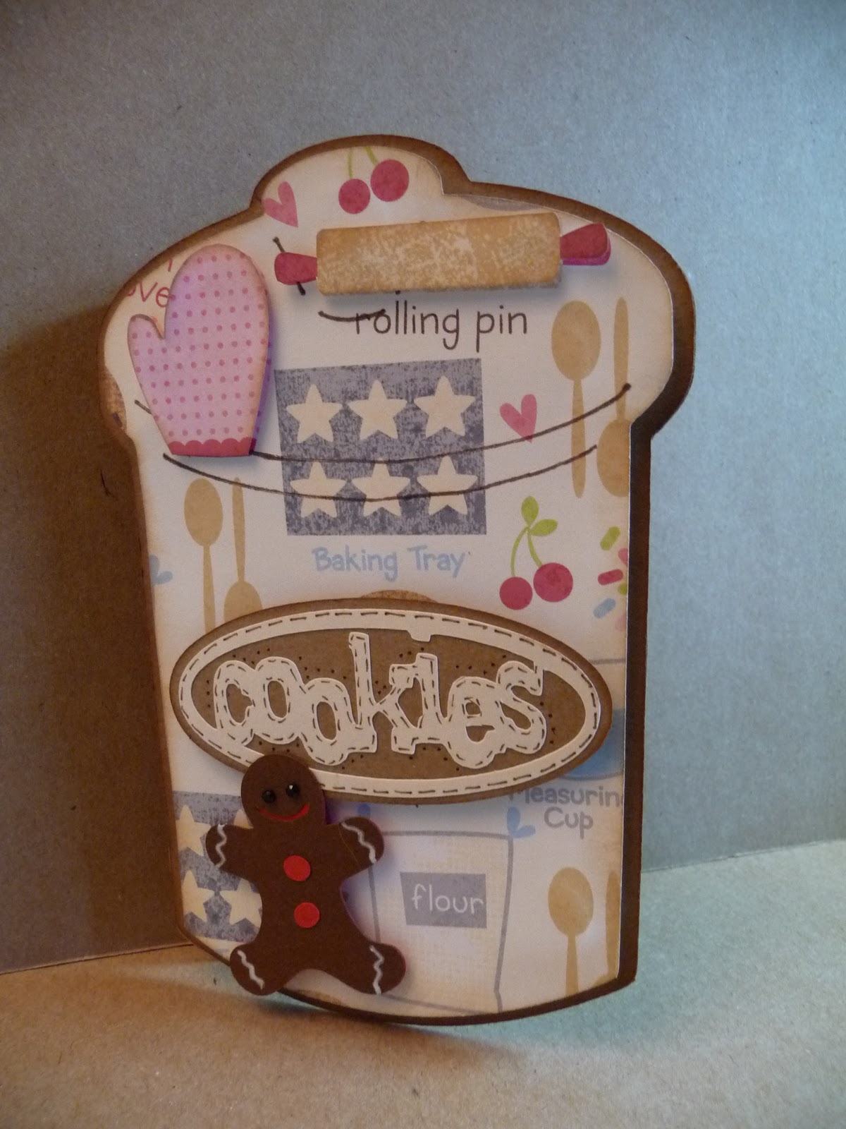 Bitten by the Bug 2: Just Because Cards Gingerbread Man