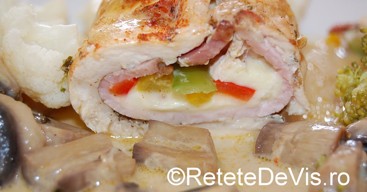 Retete de vis: Pui cu sos italian ( Rulada de pui a la italiano)
