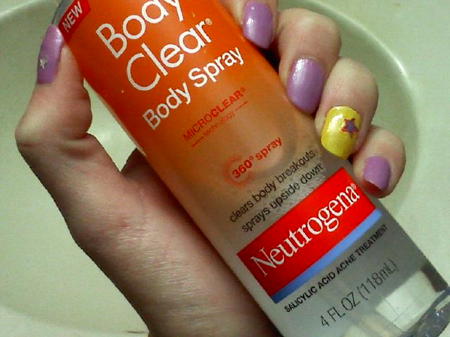 Ashley*Nicole: Product Review: Neutrogena Body Clear Body Spray