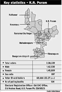 karnataka election hangama 2008: K.R. Puram has the largest number of ...