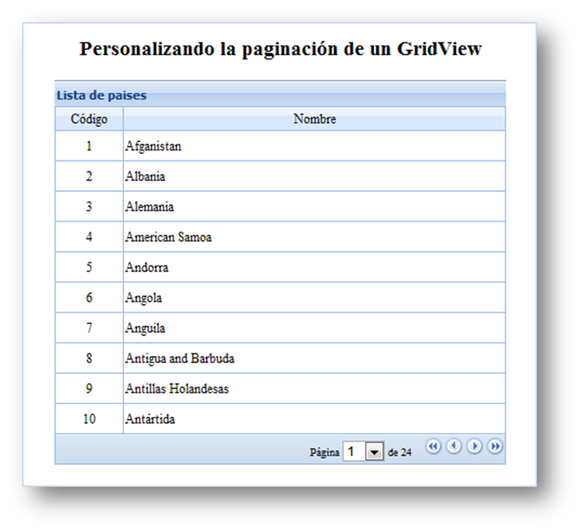 Todo en Visual Basic.Net: Paginando el gridview