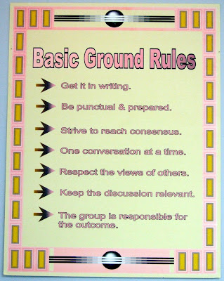 Claes Place: Week 13: Basic Ground Rules