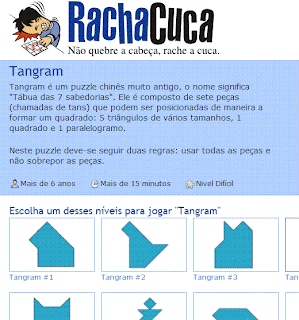 Softwares Educativos: Tangram - Racha Cuca