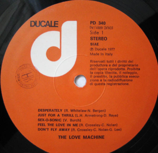Disco2GO: LOVE MACHINE - (1977) LOVE MACHINE
