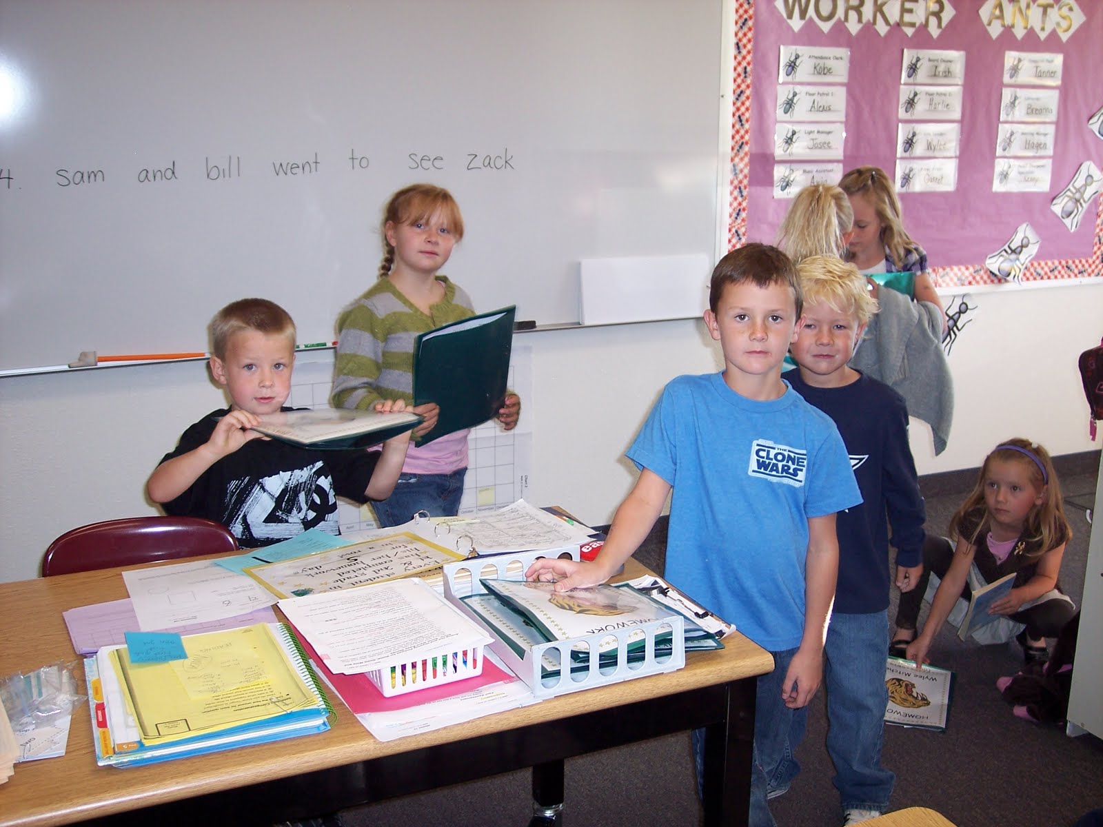 Pioche 1st & 2nd: Turning in Homework is. . .Easy!