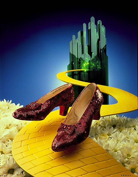 WizardofBaum: RUBY RED SLIPPERS OF THE WIZARD OF OZ..THE STORY BEHIND IT
