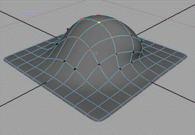 Maya 每日一招: soft-selection : 區域性調點功能