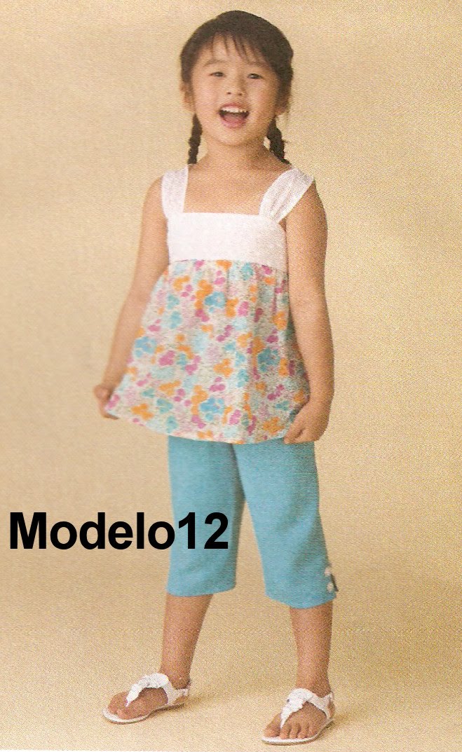 Você sempre na moda: Moldes infantis