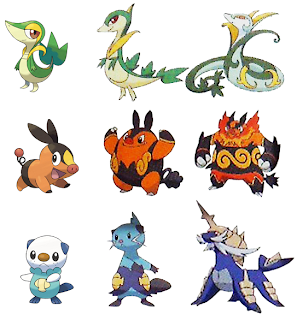 Laguna Pokémon: ¡Las Evoluciones de los Starters de la Quinta Generación!