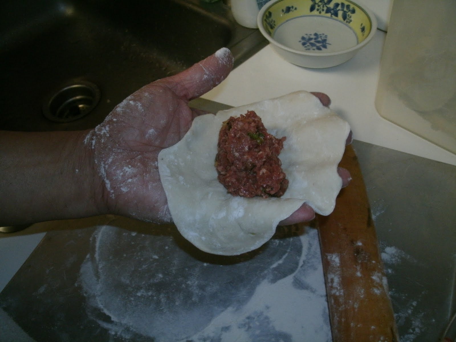 Drew's Food Blog: Niu Rou Xian Bing (pan fried chinese hamburgers ...