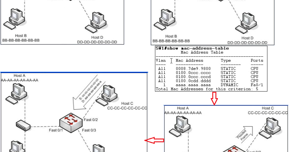 Computer Networks: Switches ( forwarding, flooding, filtering )