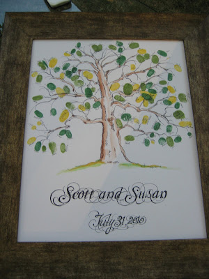 JPM Design: Wedding Thumbprint Tree