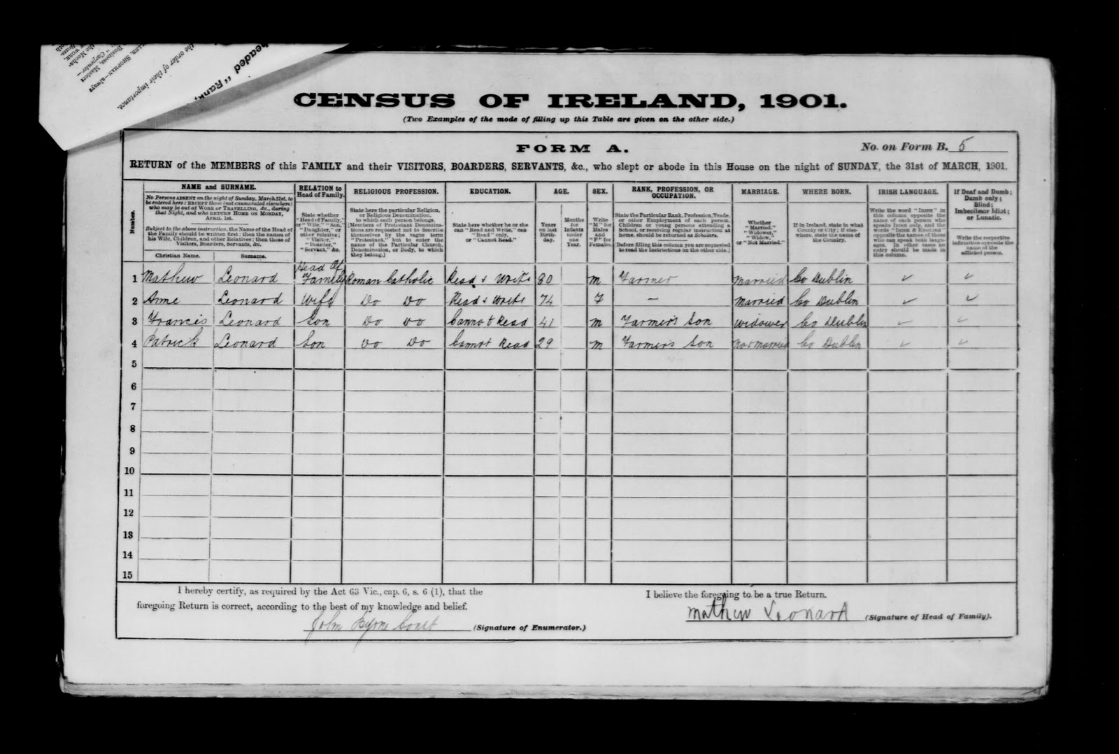 Old Blue Genes: Mathew Leonard from The Burrow