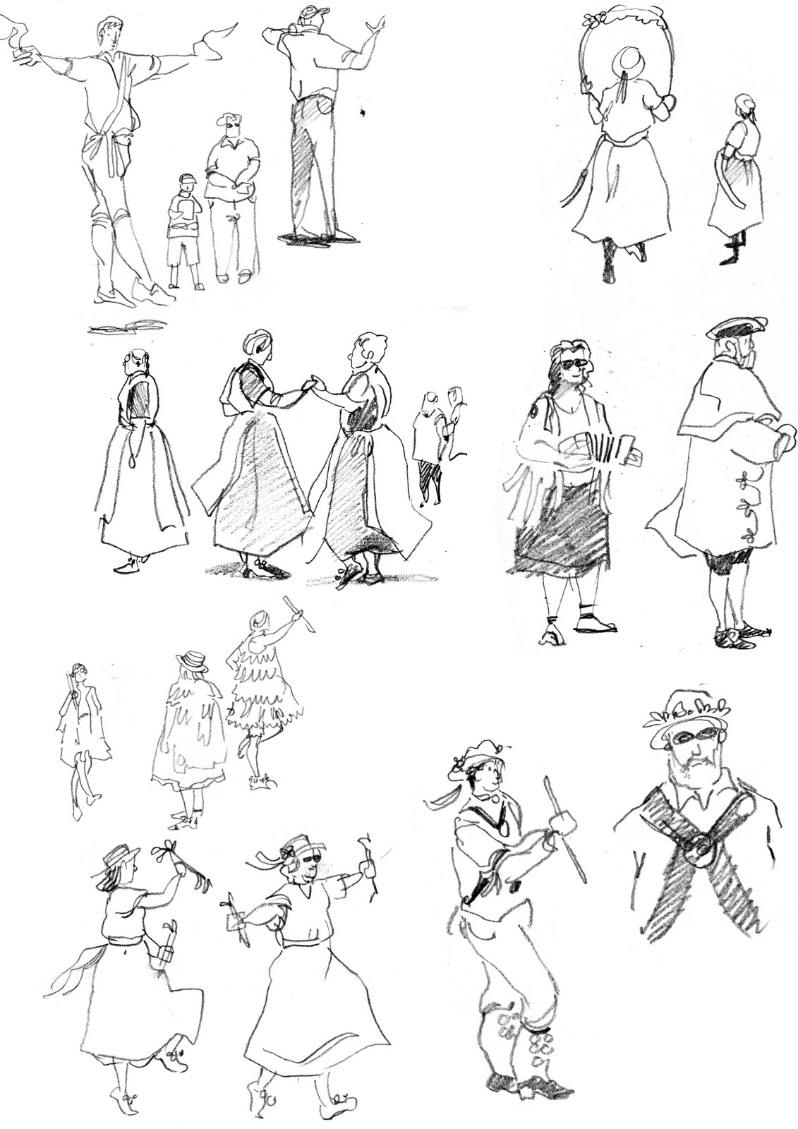 My Sketchblog: extreme morris dancing