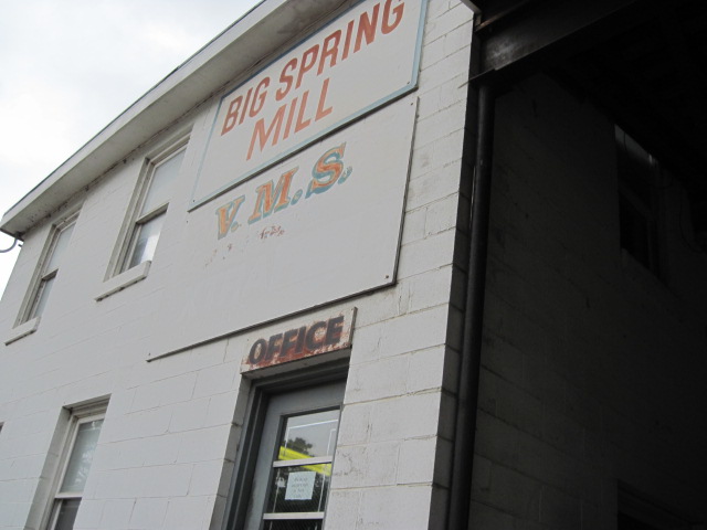 In the Shade of the Green Umbrella: Big Spring Mill 225 lbs of flour