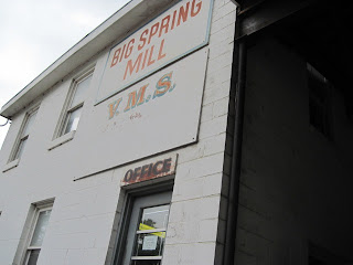 In the Shade of the Green Umbrella: Big Spring Mill 225 lbs of flour