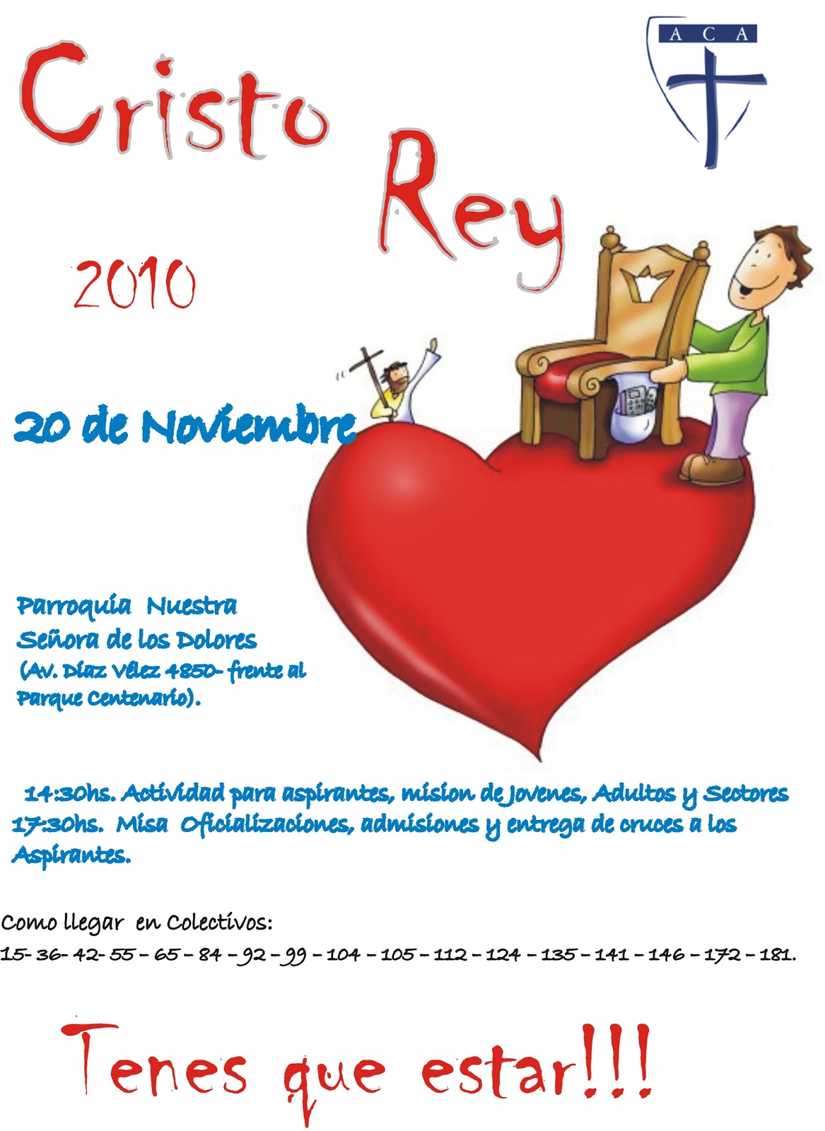 Aspirantes de Buenos Aires: Cristo Rey 2010