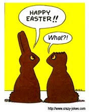 Pen and Paper: THE EASTER BUNNY HAS A RUDE AWAKENING.