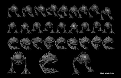 Chuck Roquemore's Animation: Mech Walk Cycle