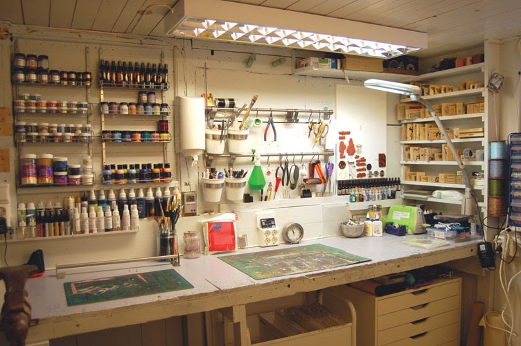 ♥ kreativt uttrykk ♥: Nytt hobbyrom - New Studio!