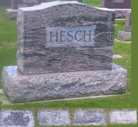 HESCH HISTORY: Graveyard monuments